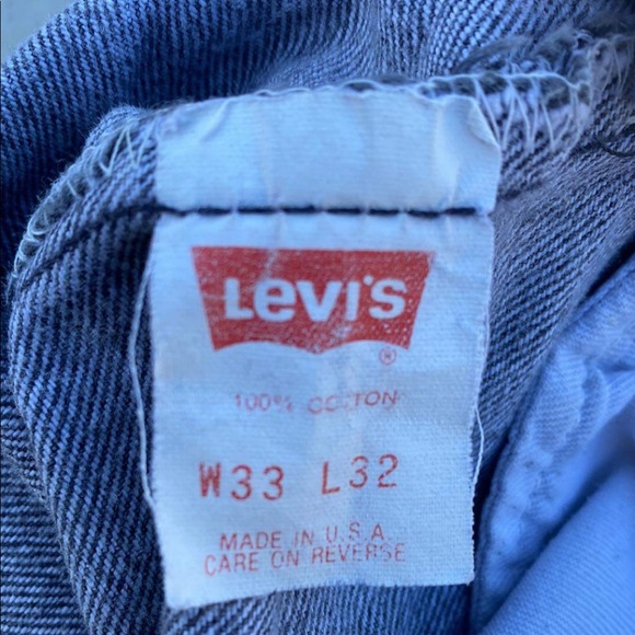 Levi's | Jeans | Rare Vintage Levi Grey Acid Wash Open Fly Jeans | Poshmark